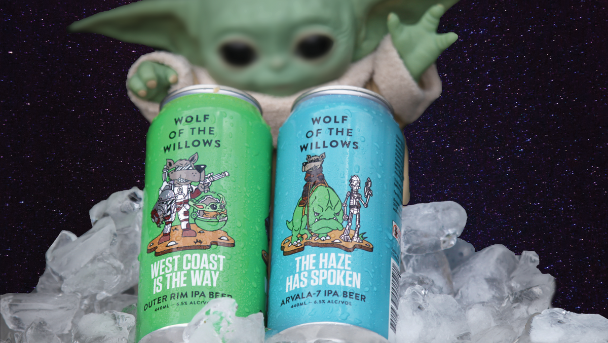 MANDALORIAN DOUBLE RELEASE LIMITED RELEASE IPA's – Wolf of the Willows
