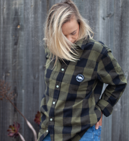 ARMY GREEN Woodsman Designer Flannel Shirts – Wolf of the Willows